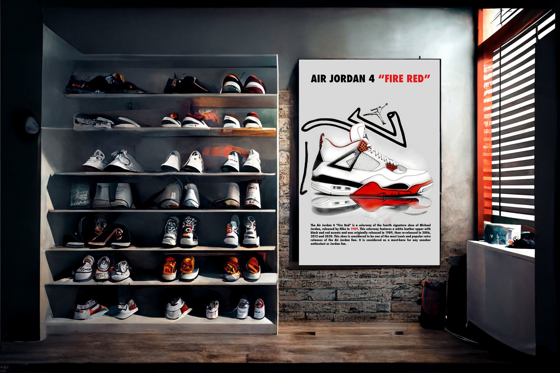 Hypebeast Poster Art Poster Sneakerhead Poster Air Jordan Printable ...