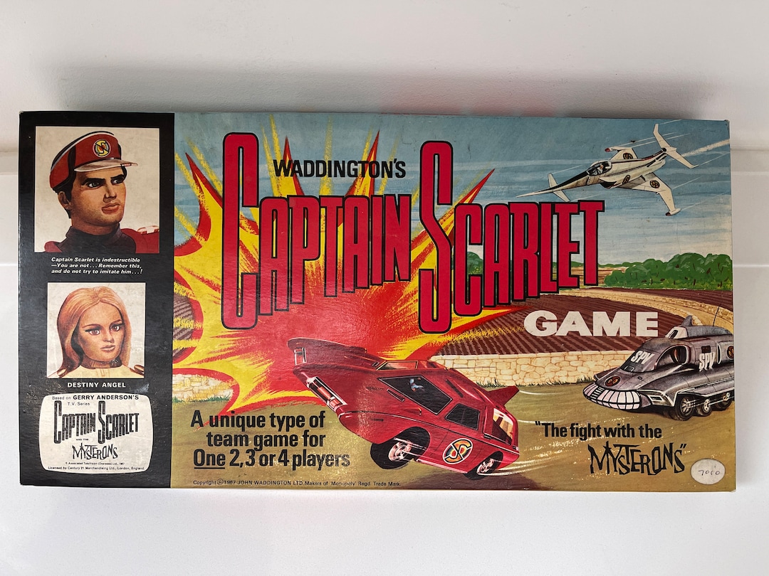 Captain Scarlet Board Game From 1960's, A Retro Game Made by Waddington ...
