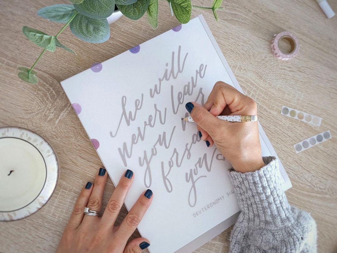 Letter the Word - Sign Making Kit, Lettering Kit, Scripture Lettering ...