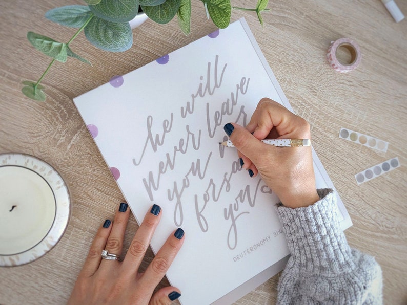 Letter the Word - Sign Making Kit, Lettering Kit, Scripture Lettering ...