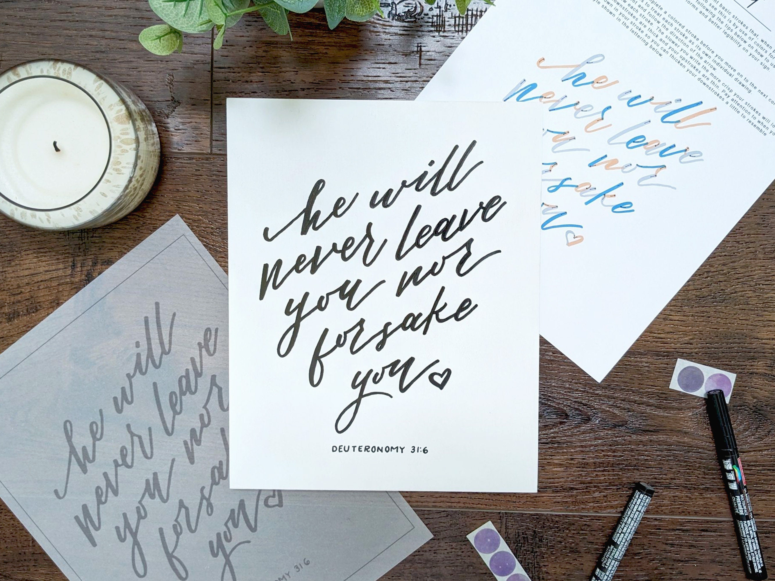 Letter the Word - Sign Making Kit, Lettering Kit, Scripture Lettering ...