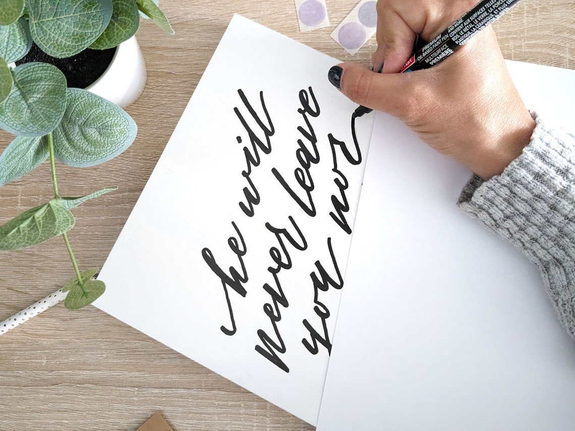 Letter the Word Sign Making Kit, Lettering Kit, Scripture Lettering Kit ...