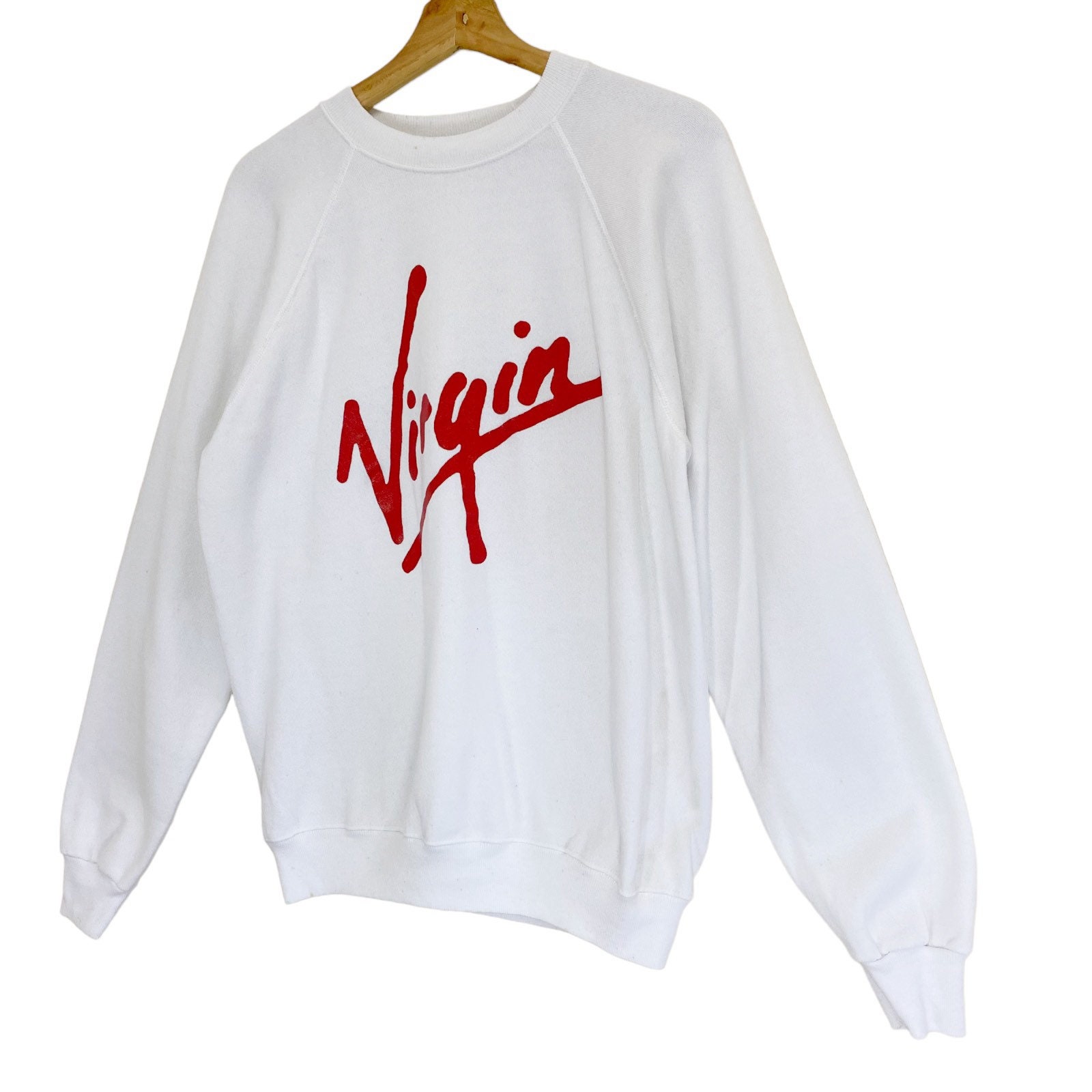 RARE Vintage 90s Virgin Atlantic Sweatshirt Airways Crewneck British ...