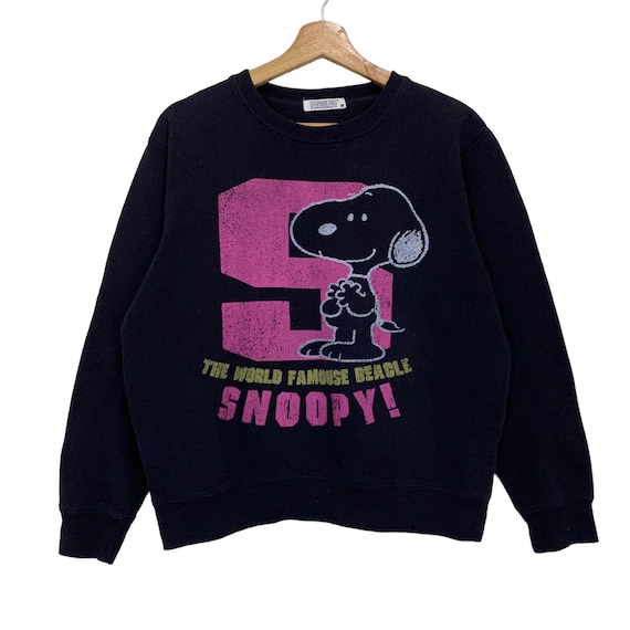 RARE!! Snoopy Crewneck Sweatshirt Snoopy Sweater Snoo… - Gem