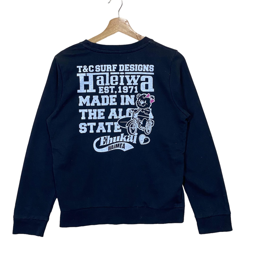 Vintage Tnc Hawaii Surf Design Big Logo Crewneck Sweatshirt Tnc Sweater ...