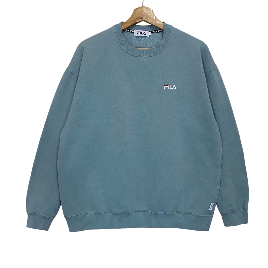 RARE!! Vintage 90s Fila Small Logo Crewneck Sweatshirt Fila Sweater ...
