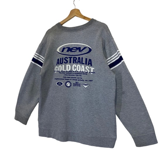 RARE!! Vintage Nev Gold Coast Australia Crewneck Swea… - Gem
