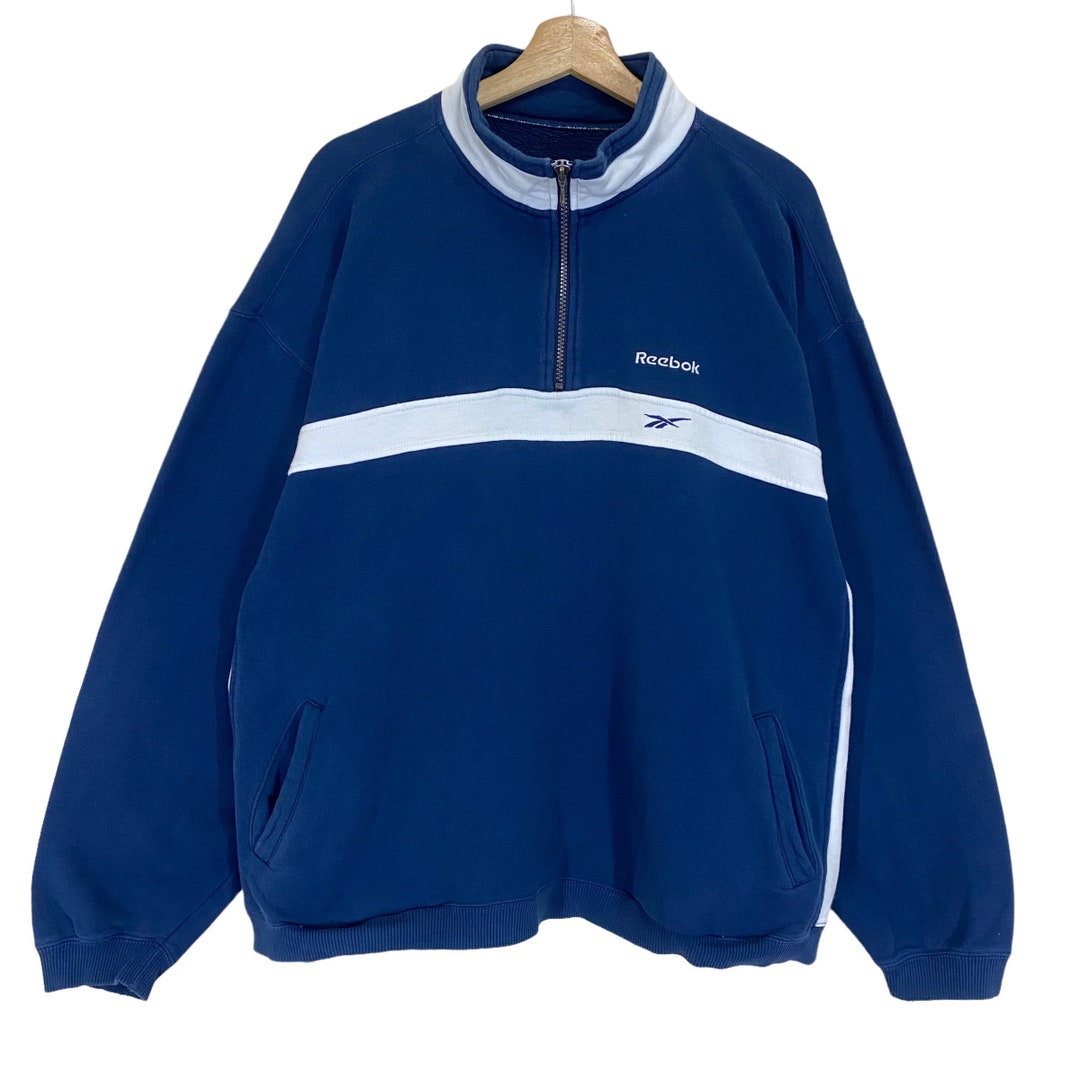 RARE Vintage 90s Reebok Halfzip Sweatshirt Reebok Sweater Reebok Small ...