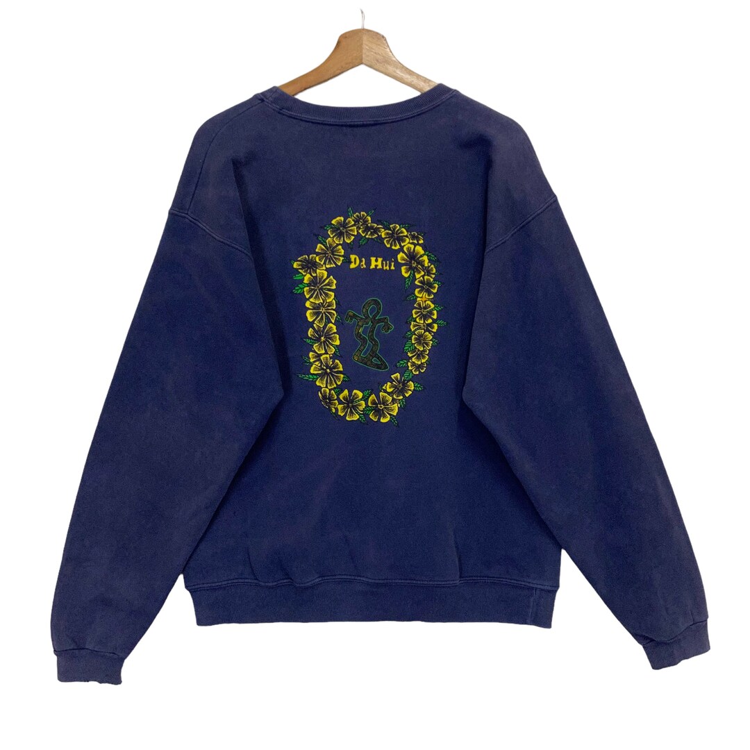 Vintage Da Hui Surf Made in Usa Crewneck Sweatshirt Da Hui Sweater Da ...