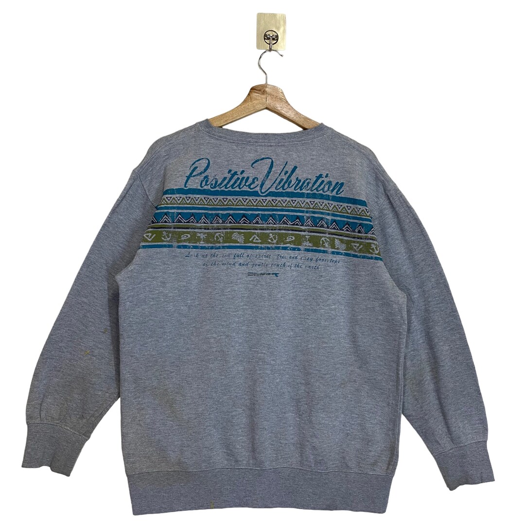 RARE Vintage 90s Piko Surf Hawaiian Longboard Wear Crewneck Sweatshirt ...