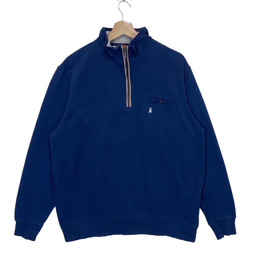 Vintage 90s Macbeth Jean Company Half Zip Sweatshirt Macbeth Sweater ...