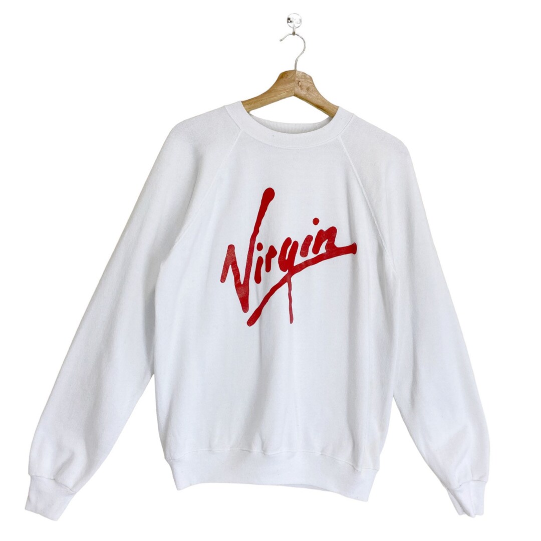 RARE!! Vintage 90s Virgin Atlantic Sweatshirt Airways Crewneck British ...