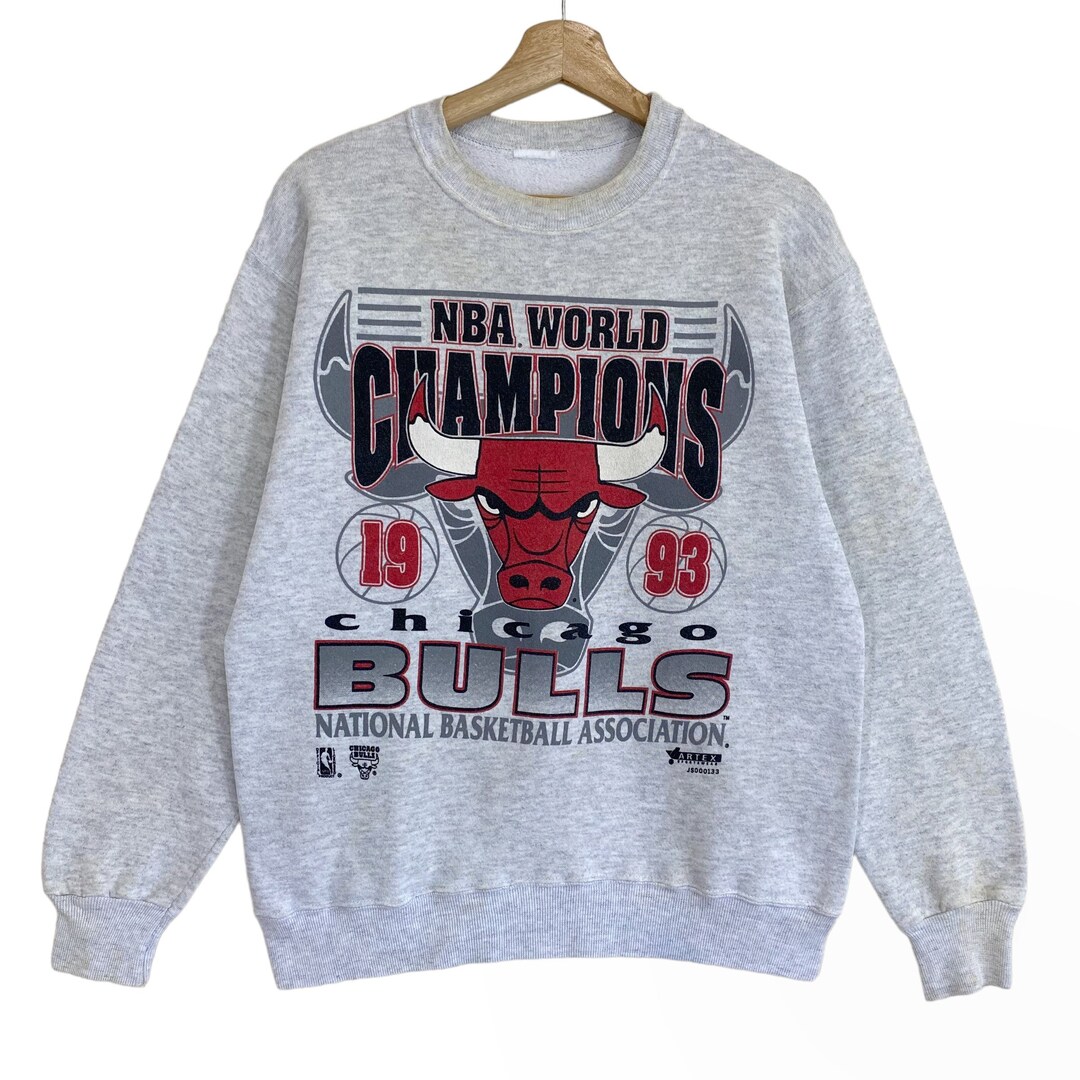 RARE Vintage 90s NBA Chicago Bulls Crewneck Sweatshirt Chicago Bulls ...