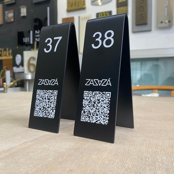 Qr Code Menu Number Restaurant - Etsy