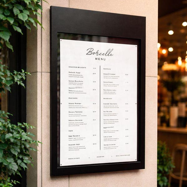 Menu Board Light Boxes - Etsy UK