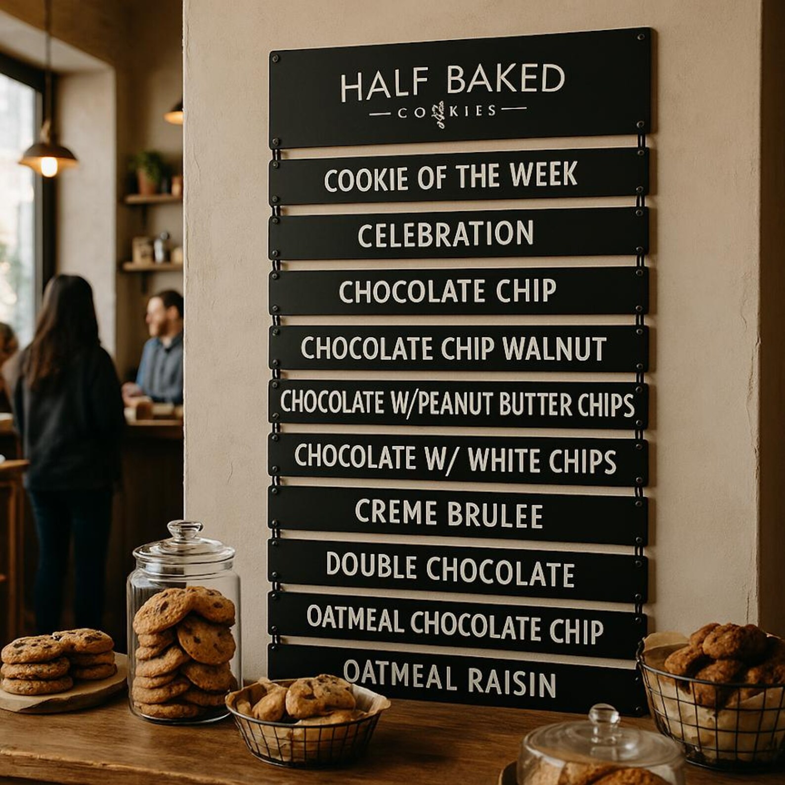 Wall Mounted Menu Board for Cafe & Restaurant - Interchangeable Letter ...