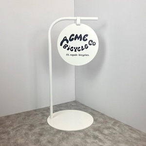 Customizable Round Sidewalk Sign: Double-sided Storefront Display - Etsy
