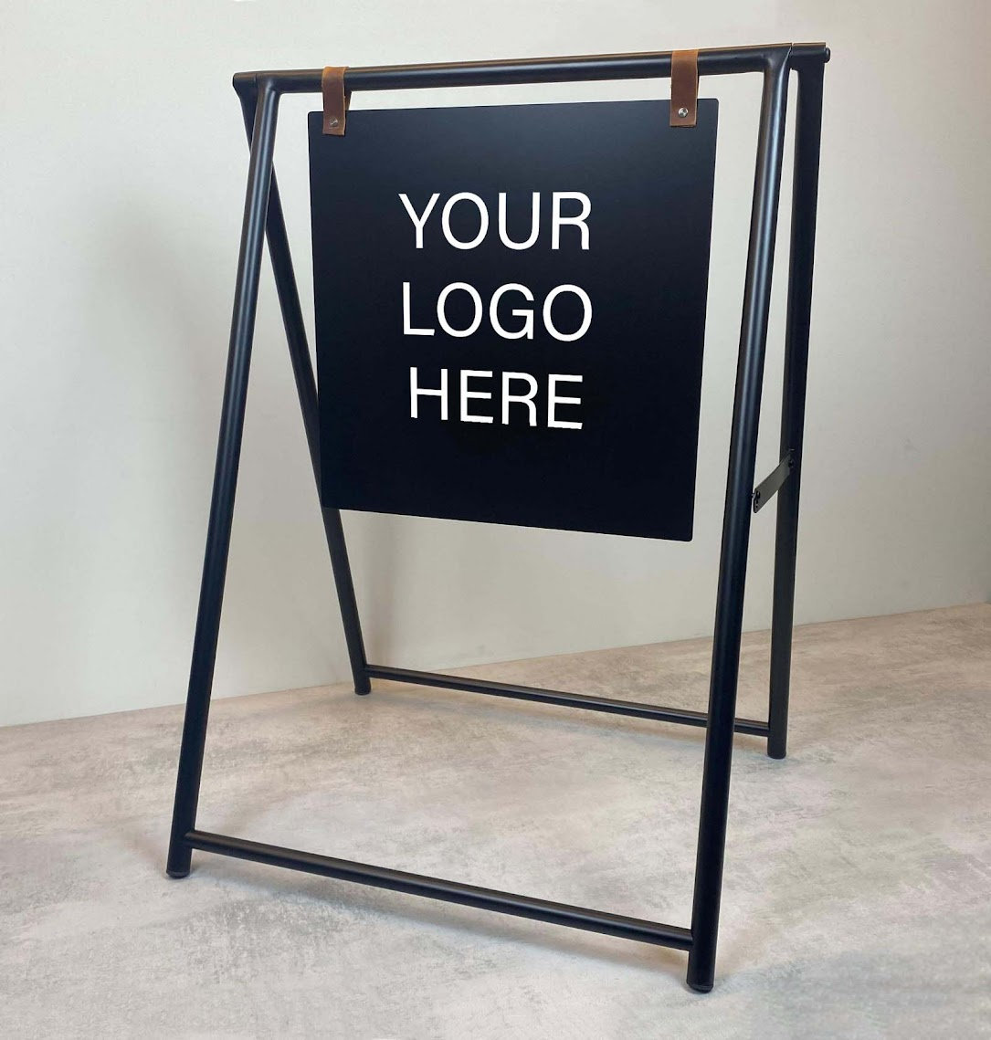 Sandwich Sign Double Sided Folding Sidewalk Sign Metal A Type Frame ...