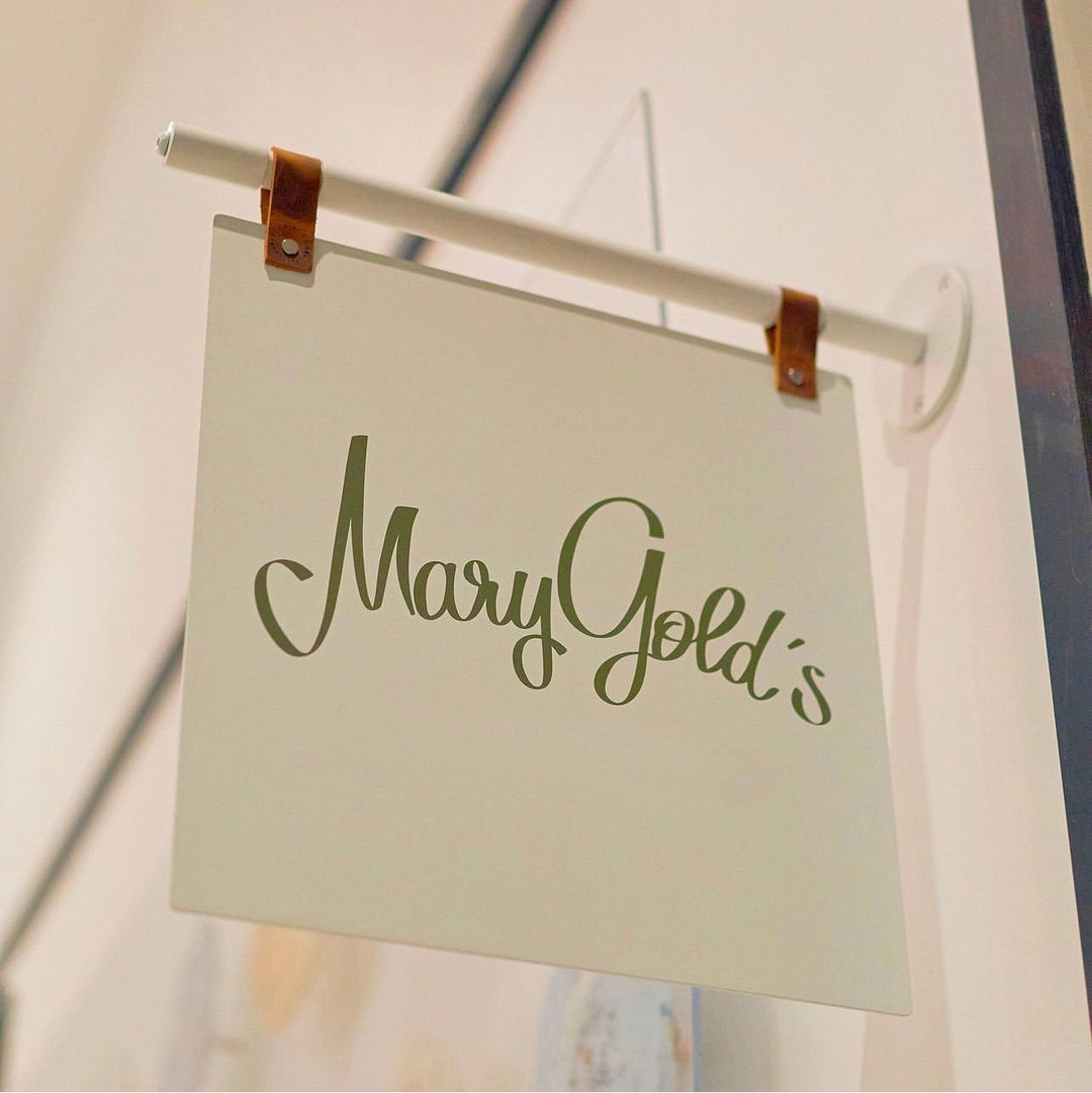 Customizable Double Sided Blade Sign: Aluminum Outdoor Shop Sign - Etsy