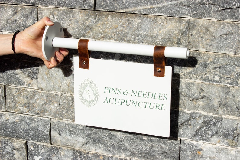 Custom Double Sided Flag Sign Outdoor Blade Sign Personalized ...