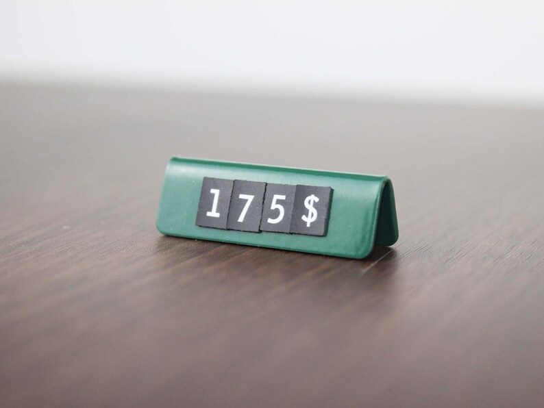 Retail Magnetic Price Tags Kit – Store Display Labels - Magnetic Shelf ...