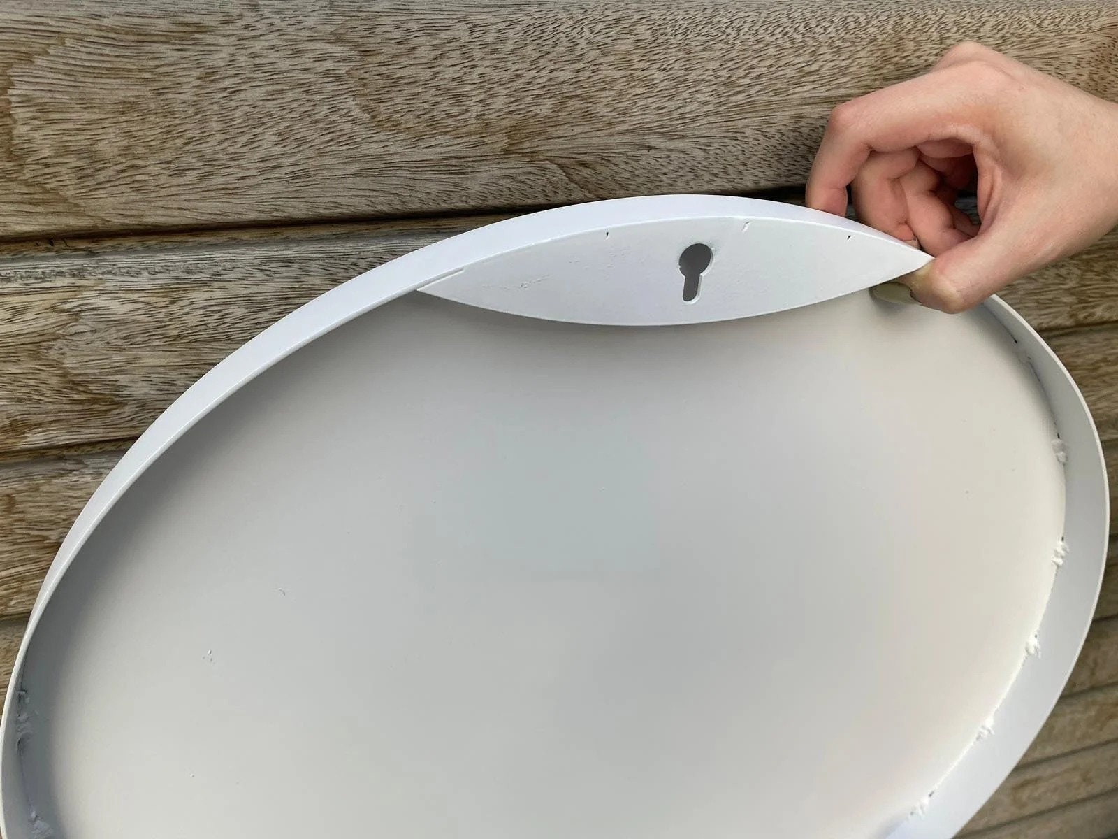 Round One Sided Wall Sign Wall Mounted Round Text Sign Round Welcome ...