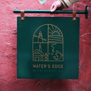 Custom Double Sided Flag Sign Outdoor Blade Sign Personalized ...