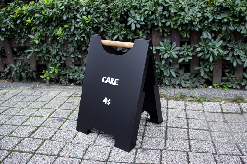 Magnetic Letter Sidewalk Sign Metal A-frame Sign Walkway Outdoor ...