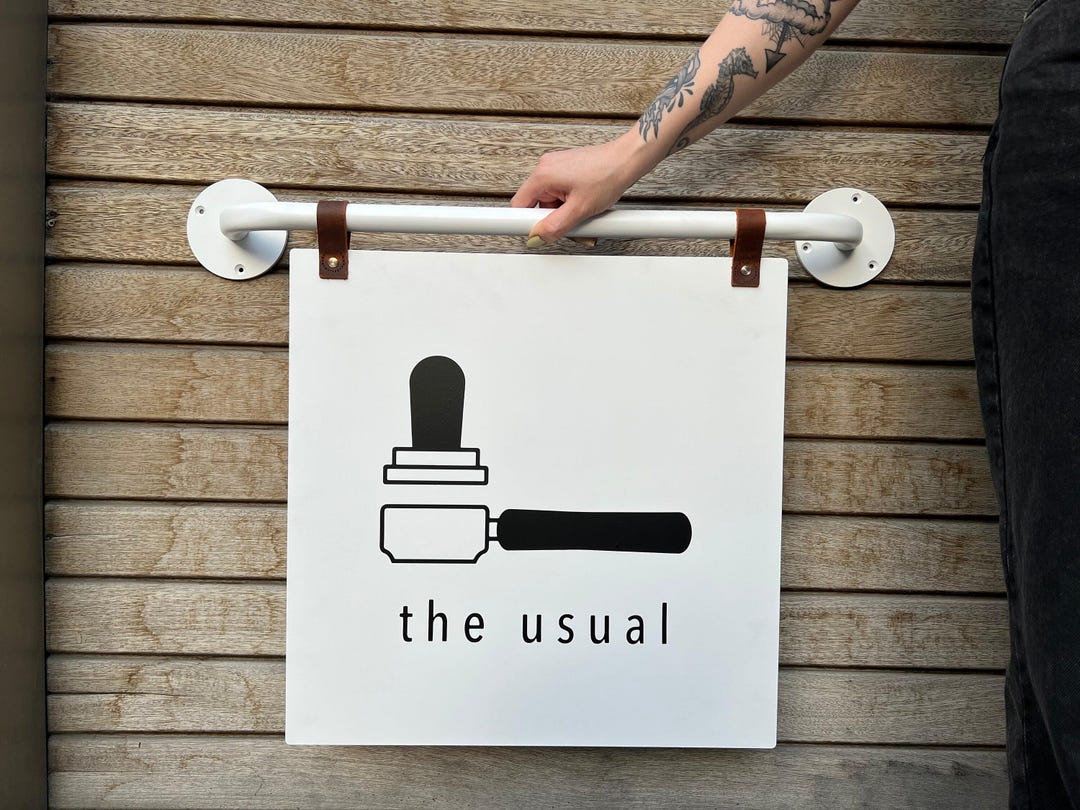 Customized Wall Hanging Storefront Business Sign-wall Mounted Flag Sign ...