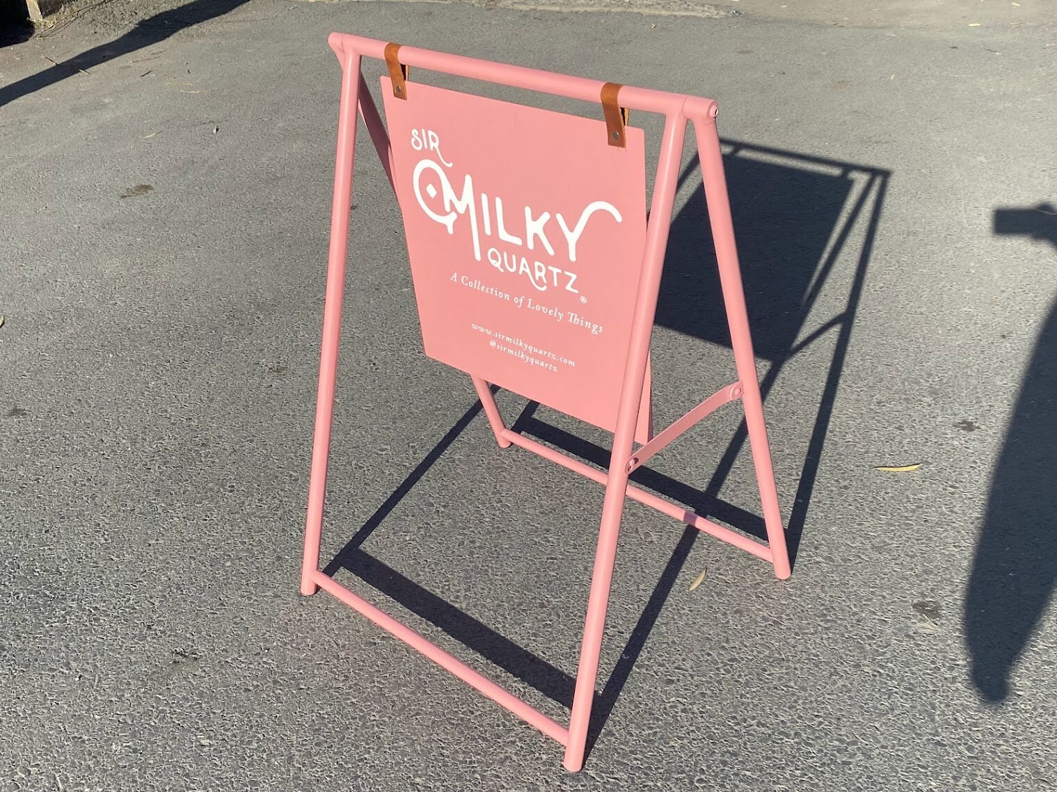 Sandwich Sign Double Sided Folding Sidewalk Sign Metal A Type Frame ...