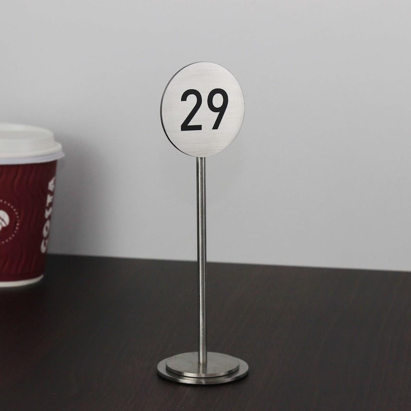 Circle Table Numbers - Etsy