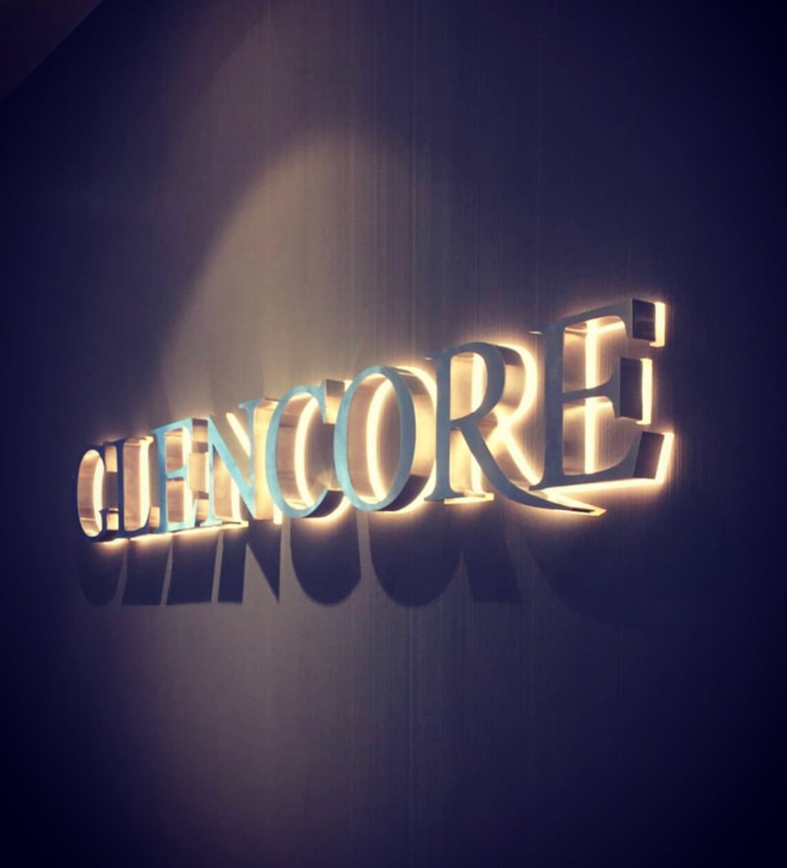 Illuminated Laser Cut 3D Sign custom Lobby Sign Small Office Sign ...