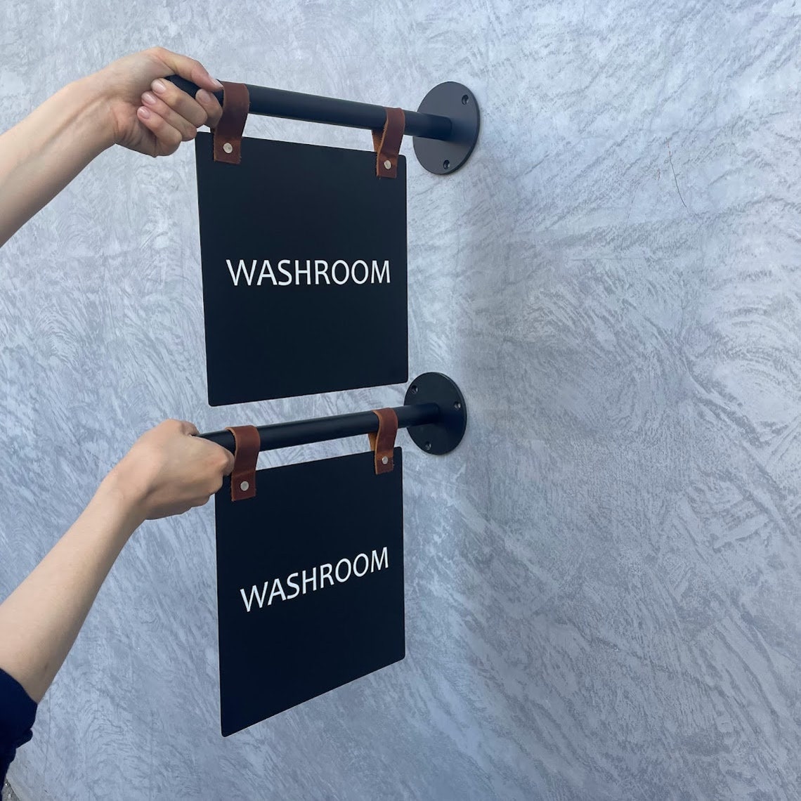 Custom Double Sided Flag Sign Outdoor Blade Sign Personalized ...