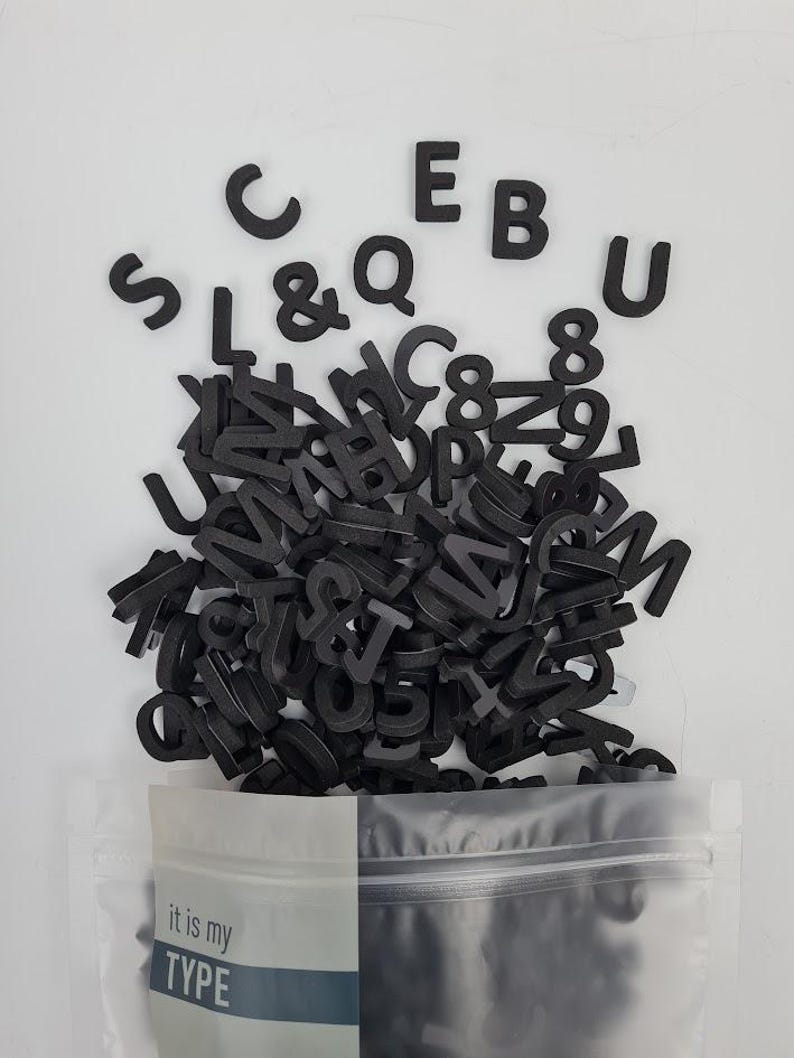 Magnetic Alphabet Letters & Numbers - 3D Menu Board Letters for Cafe ...