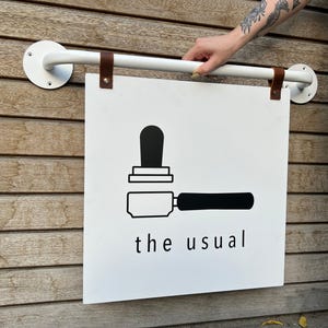 Customized Wall Hanging Storefront Business Sign-wall Mounted Flag Sign ...