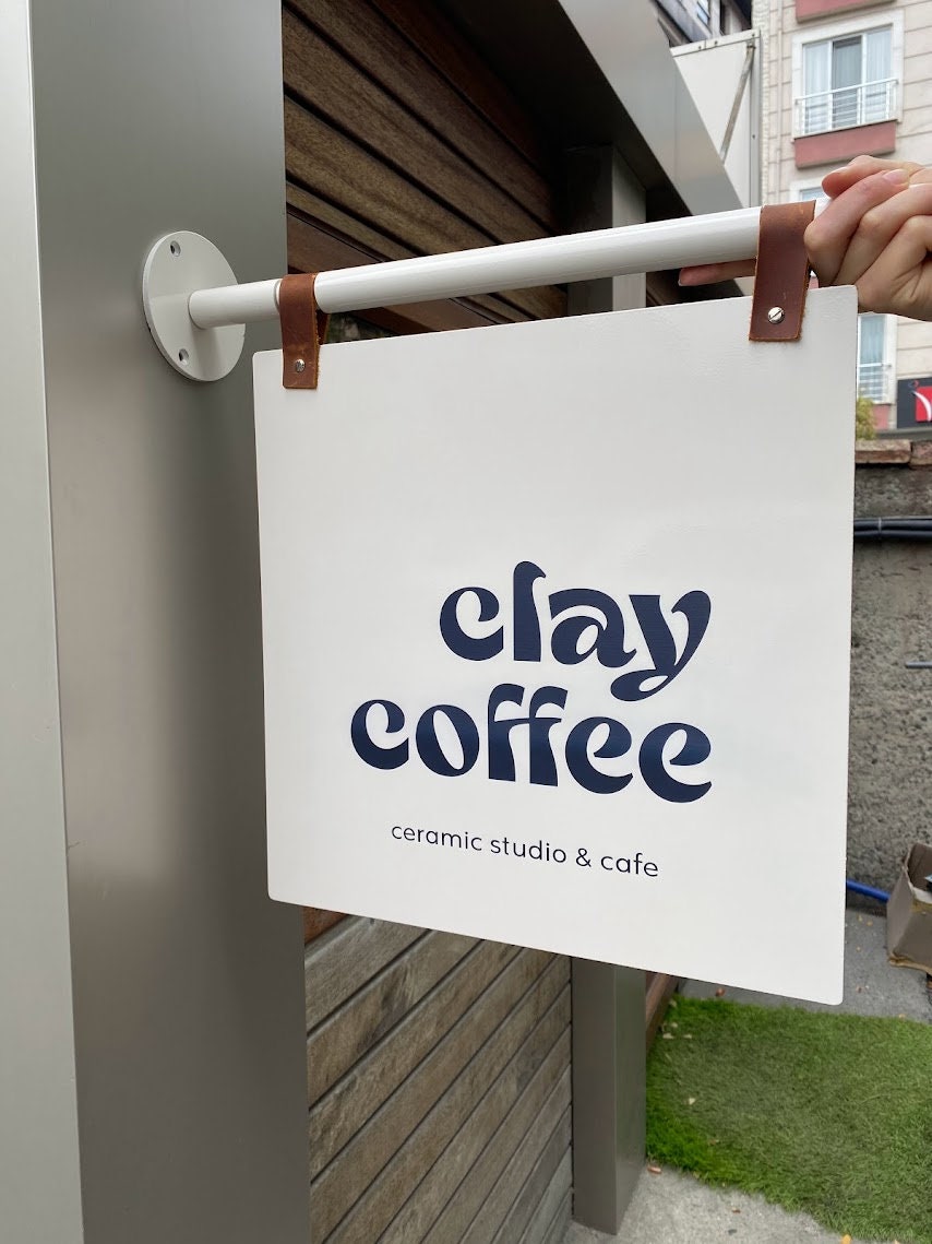 Custom Double Sided Flag Sign Outdoor Blade Sign Personalized ...