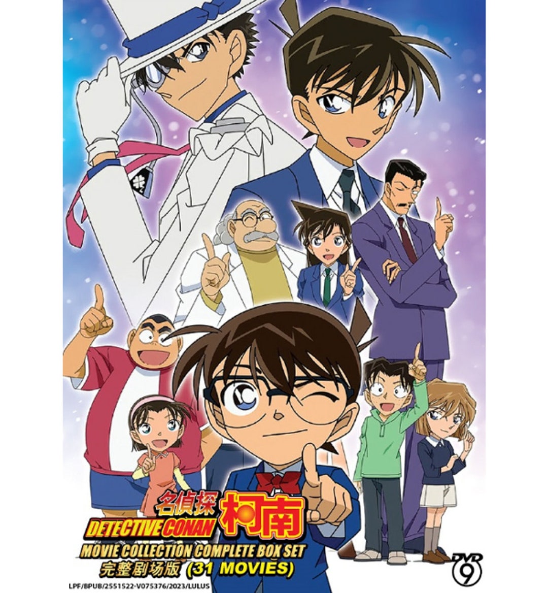 Detective Conan Movie Collection Complete Box Set 31 Movies Dvd Free ...