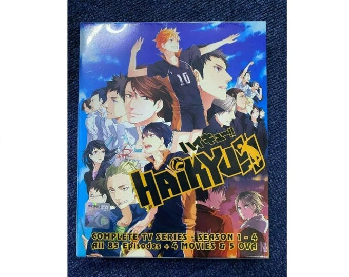 Haikyu Anime Series DVD Box Set season 1-4 English Dubbed 1-85 End 4 ...