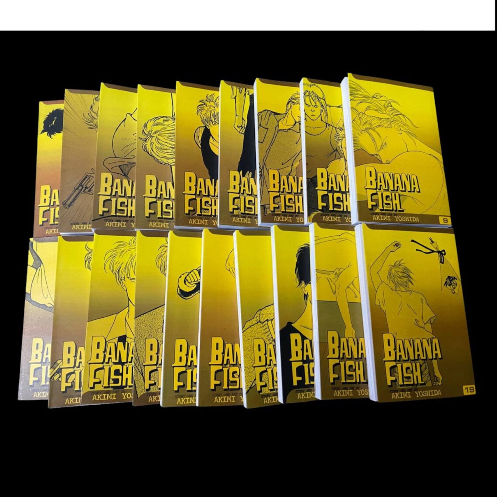New Set Anime Comic Banana Fish Volume. 1 19 End by AKIMI YOSHIDA Manga ...