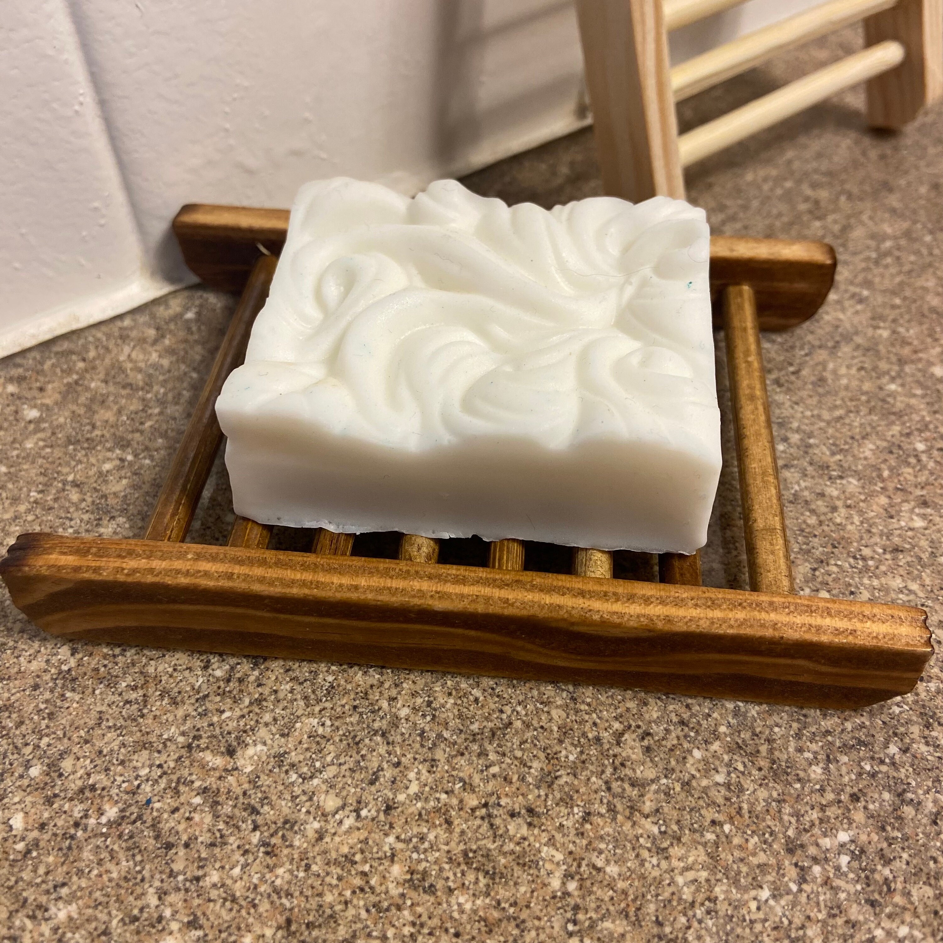 Wooden Wide Slat Soap Dish L Bathroom Kitchen Shower Sink Body Hand ...