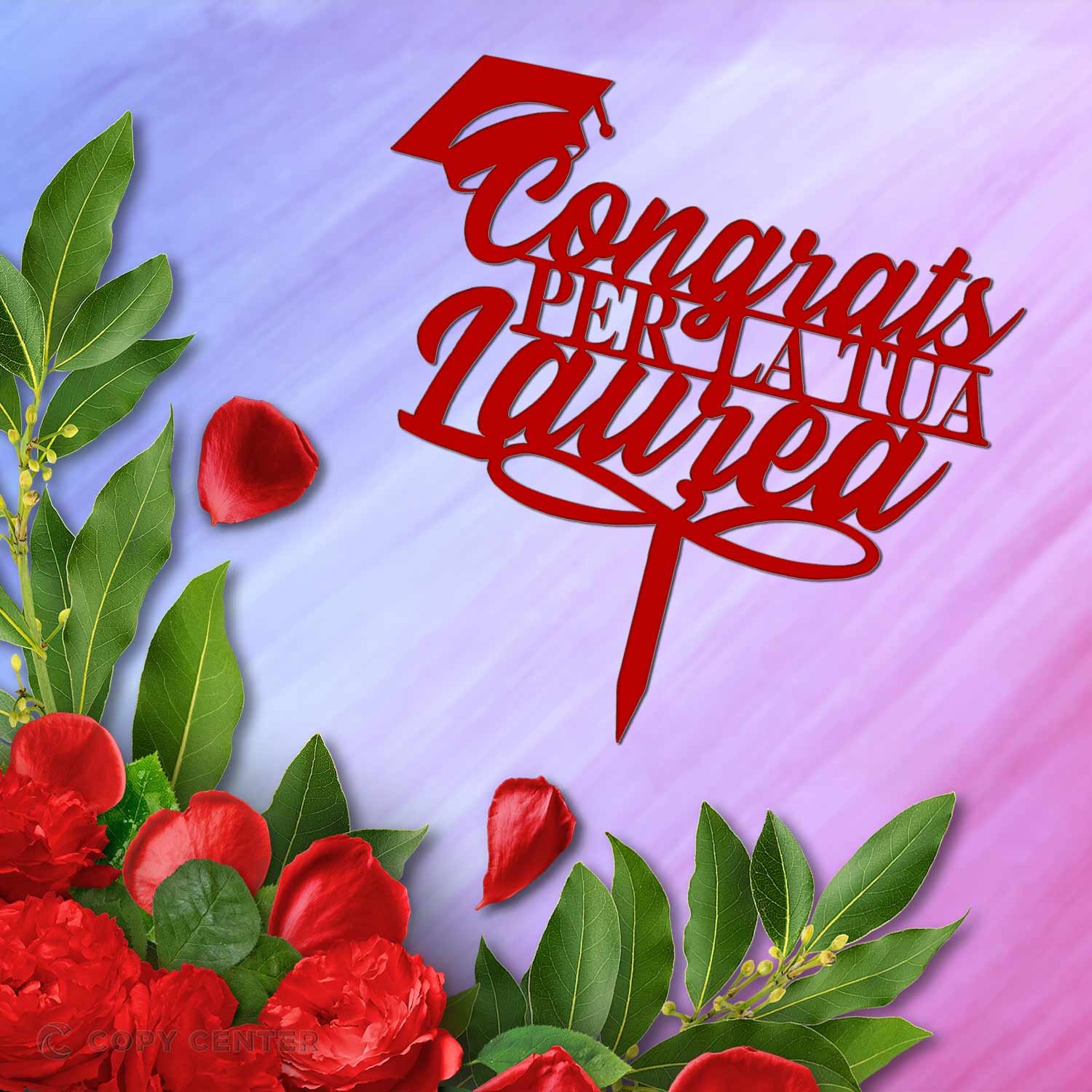 Cake Topper Graduation Plexiglass Congrats - Etsy