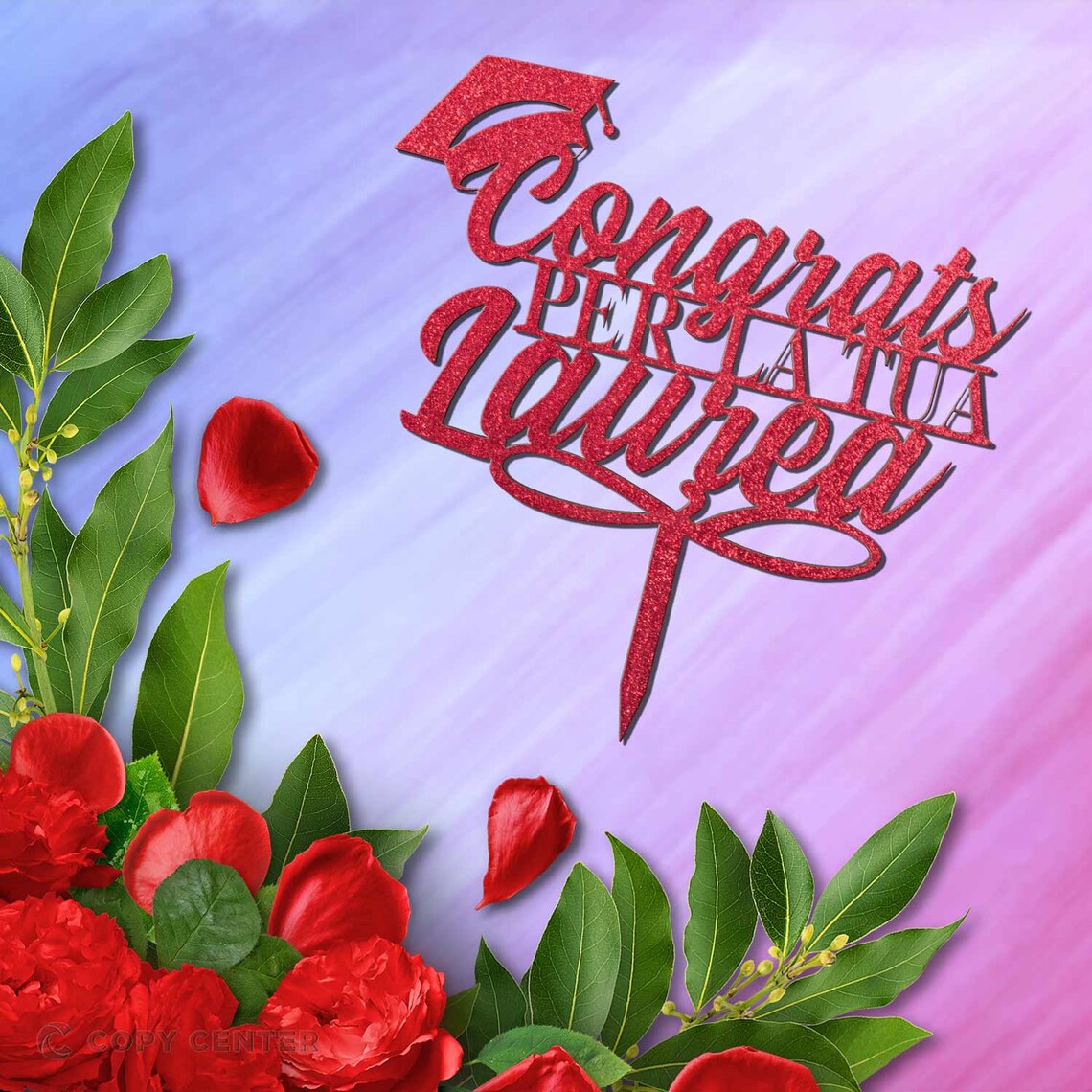 Graduation Wood Cake Topper - "congratulations" - Etsy