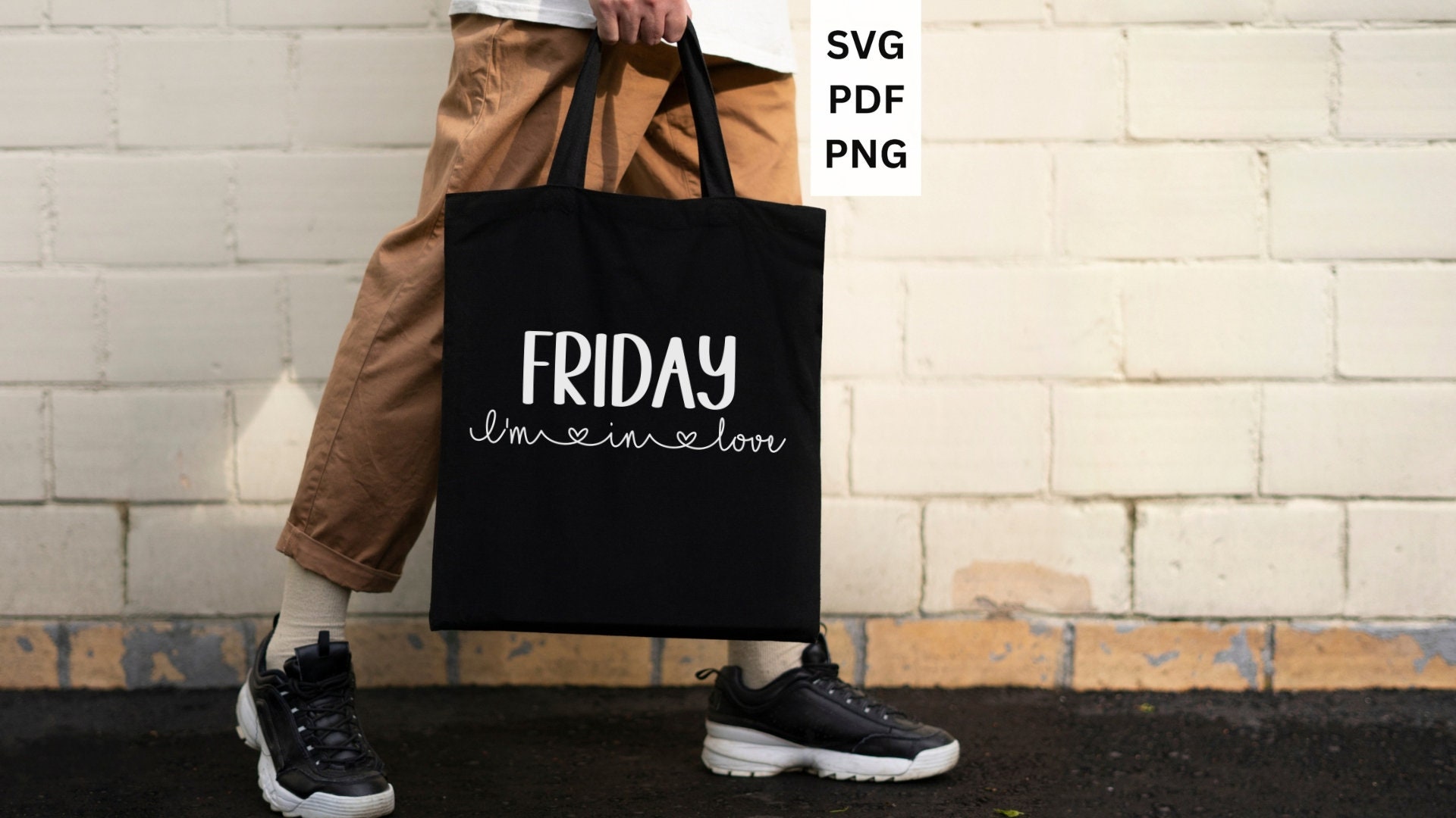 Friday Tgif SVG PNG PDF Love Svg Gift for Friend Friday I'm in Love Svg ...
