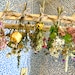 24” OAK Dried Herb and Flower Kitchen Garden Ceiling Hanger Frame Chili ...
