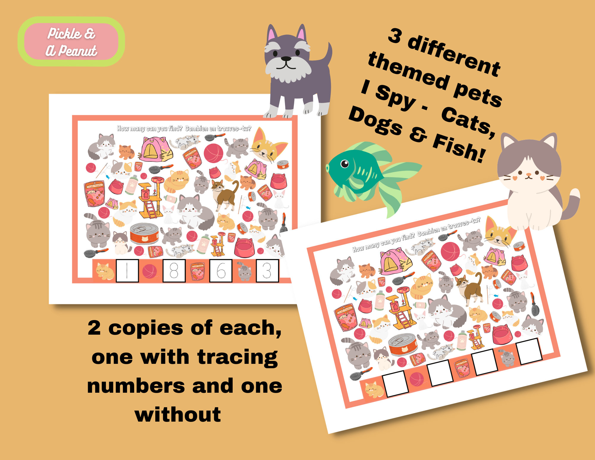 I Spy Printable Activity, Search and Find Toddler Game, Preschool ...