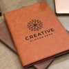 Personalized Company Logo Leather Notebook , Personalized Corporate ...