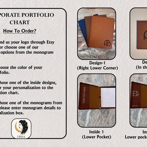Custom Company Logo Portfolio, Personalized Engraved Company Portfolio ...