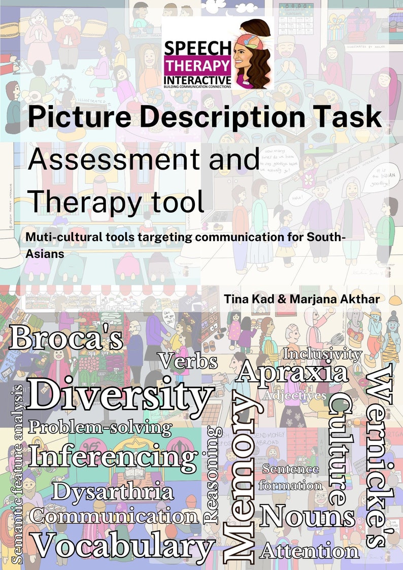 Picture Description Tasks: Assessment and Therapy Tool - Etsy