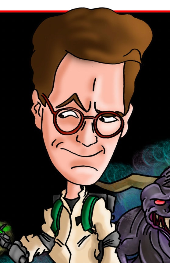 Dr Egon Spengler Ghostbusters Caricature - Etsy