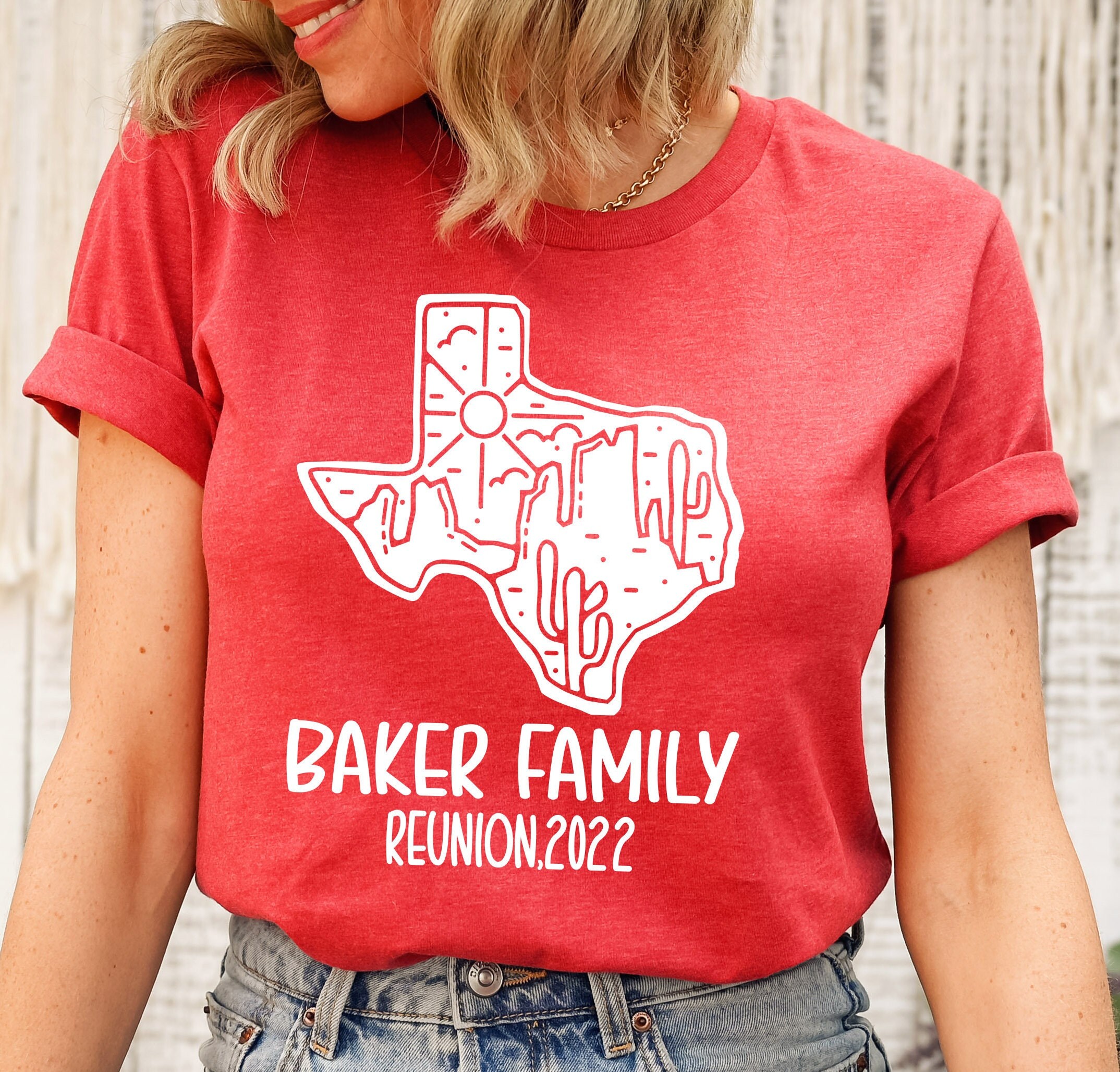 Texas Family Reunion-custom Family Reunion Shirt-vacation Personalized ...